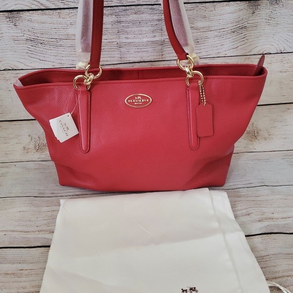 Coach | Bags | Coach Ellis Pebbled Leather Shoulder Tote | Poshmark